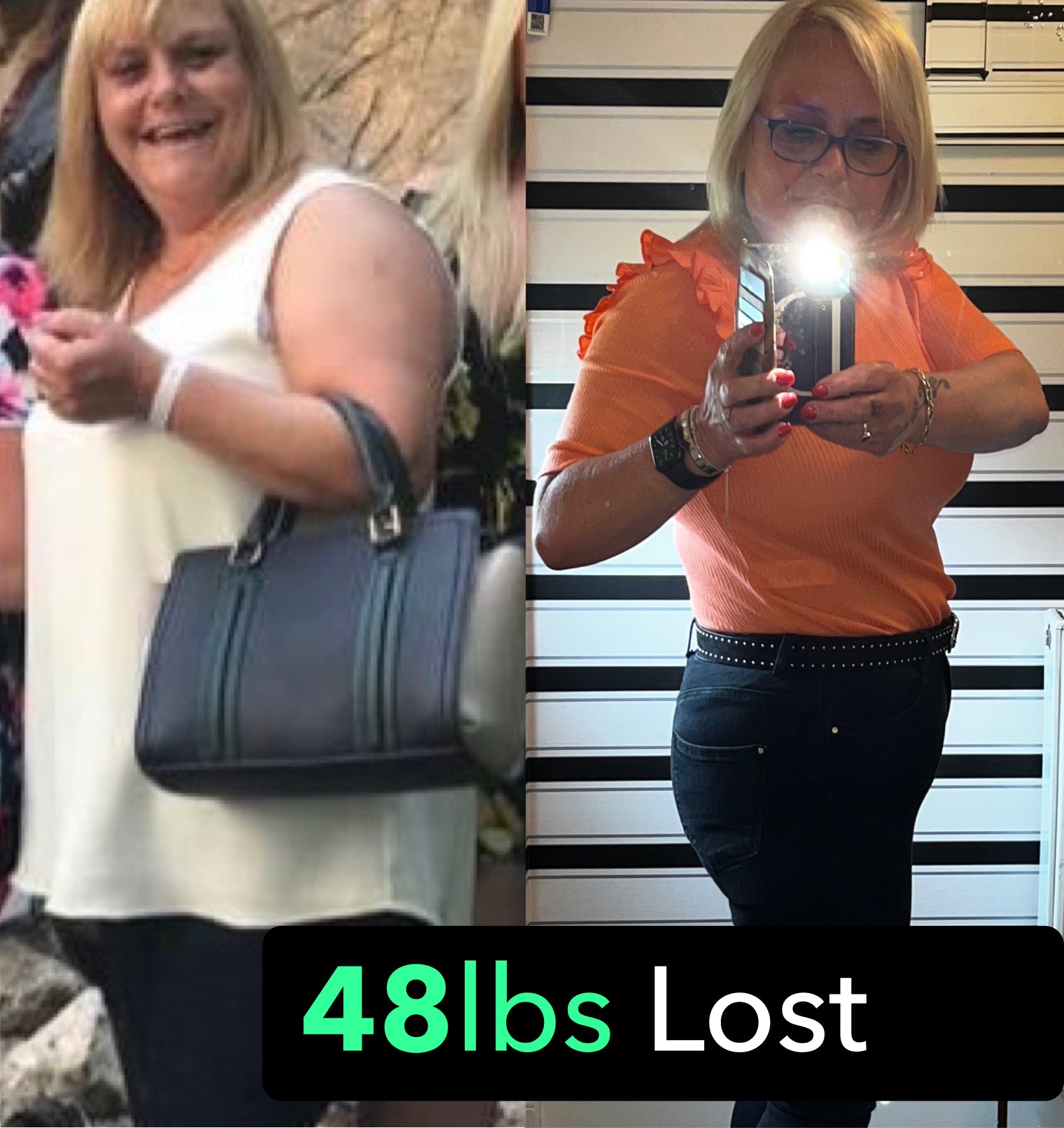 Debbie has lost 48lbs on Team RH