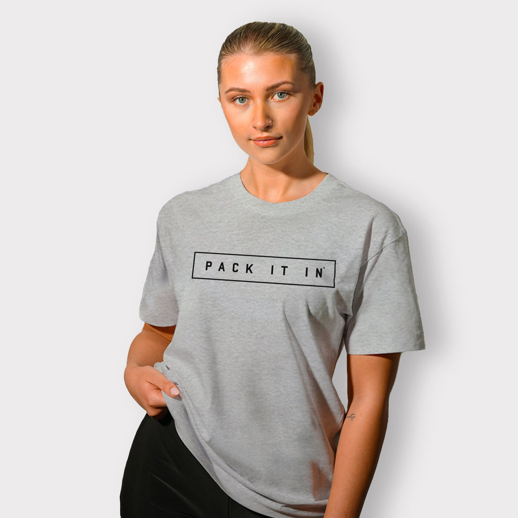 Pack It In T-Shirt Grey