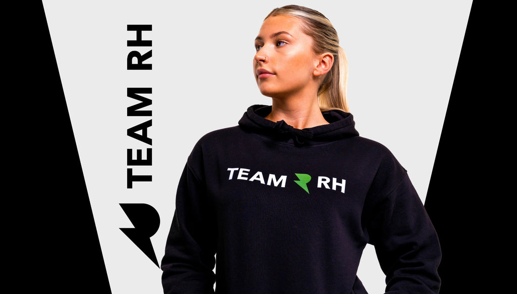 Team RH Iconic Black Hoodie – Team RH Fitness